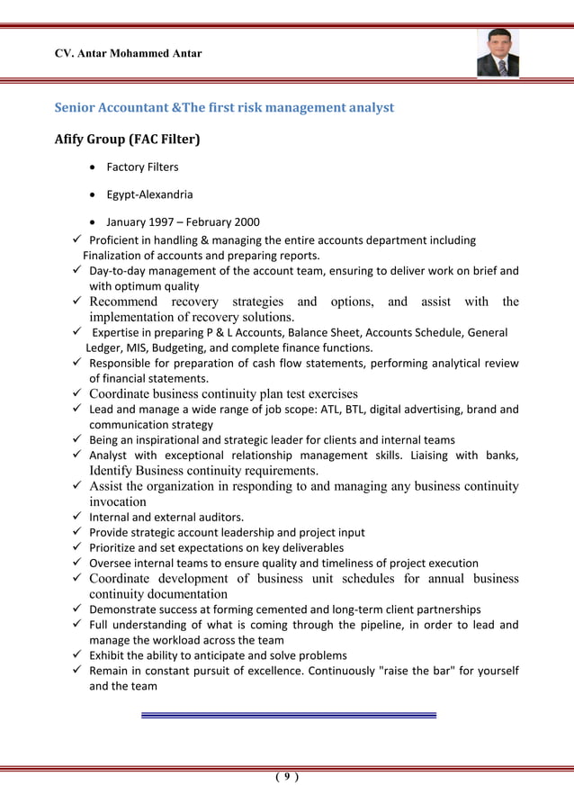 Antar cv | PDF