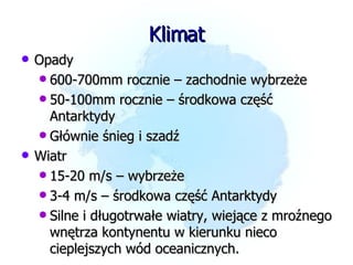 Antarktyka -Przyroda | PPT