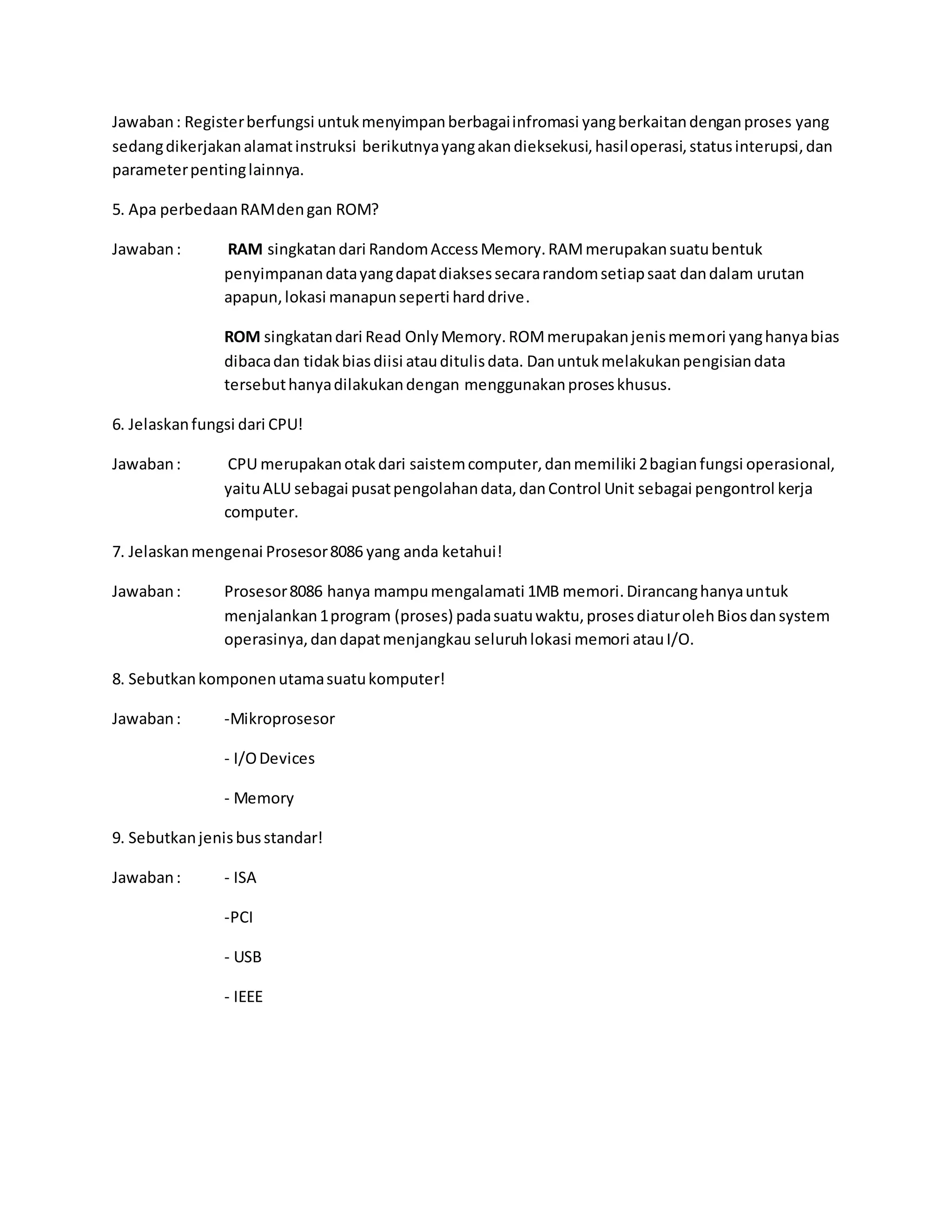 Antarmuka komputer | DOCX