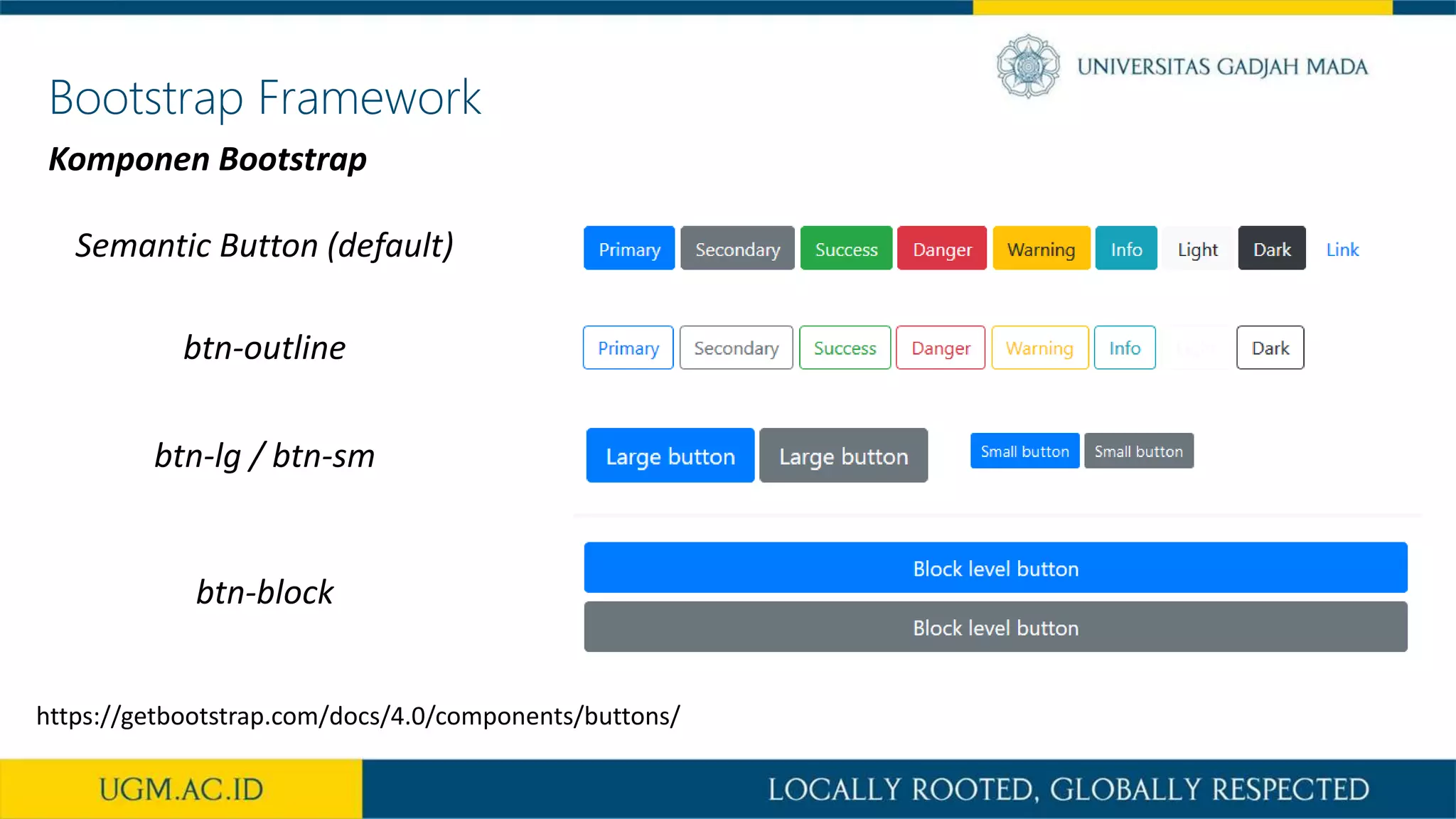 Desain Antarmuka WebGIS: Bootstrap | PPTX
