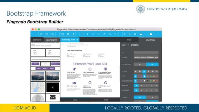 Desain Antarmuka WebGIS: Bootstrap | PPTX