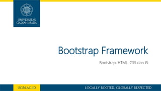Desain Antarmuka WebGIS: Bootstrap | PPTX