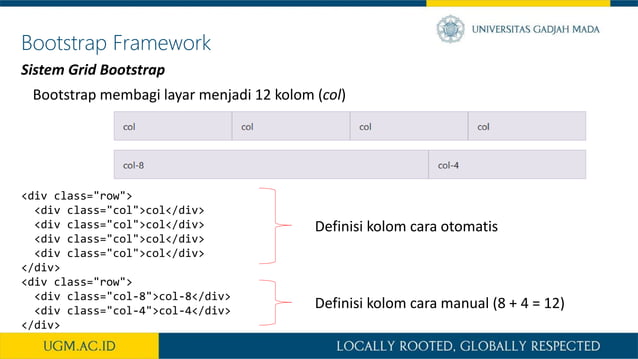 Desain Antarmuka WebGIS: Bootstrap | PPTX