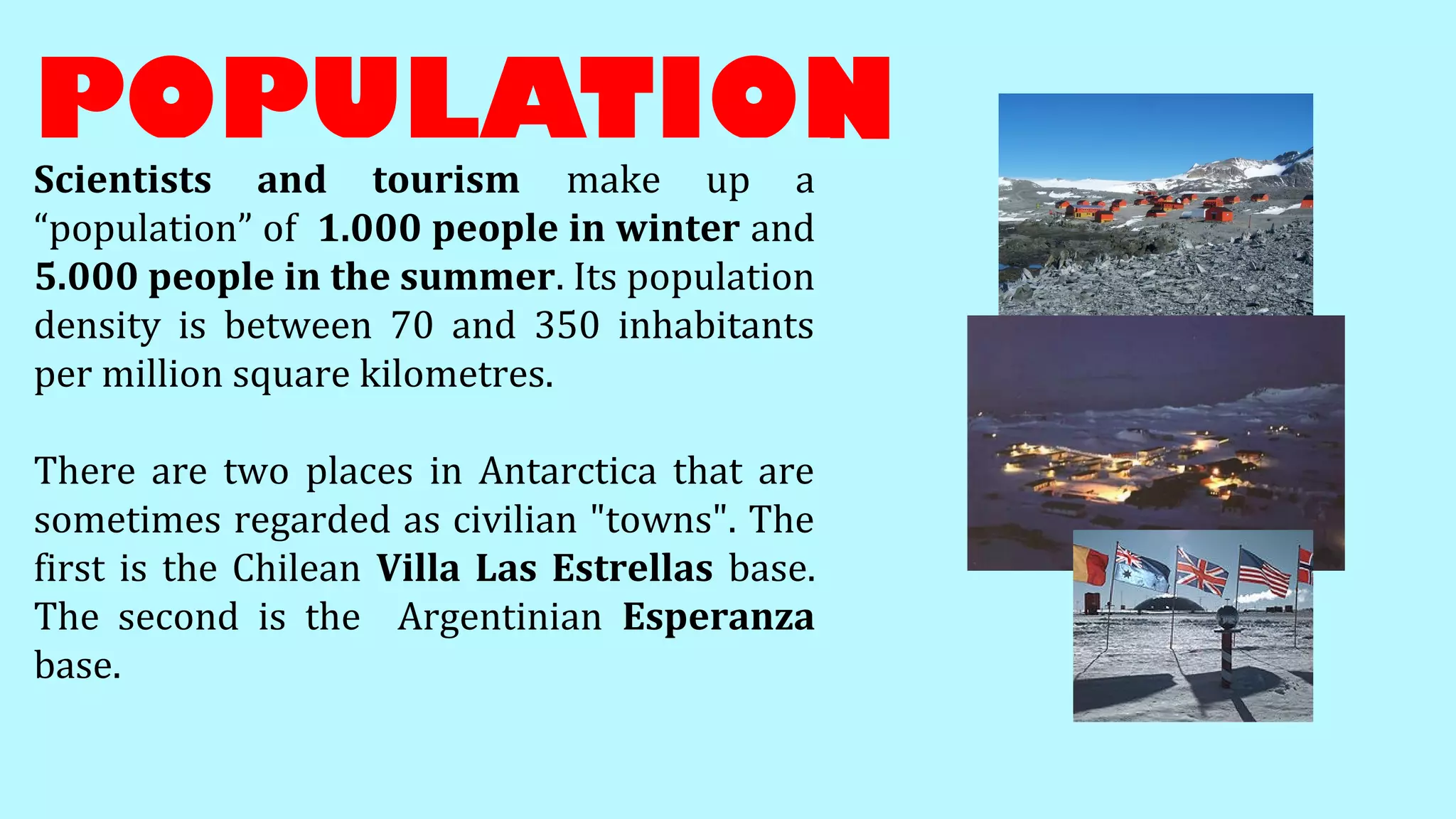 Antartica exploration population | PPT