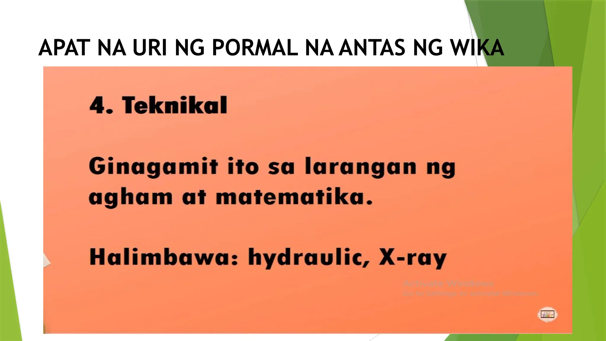 MGA ANTAS NG KAWIKAAN SA pilipinasFILIPINO 8 PPT | PPTX