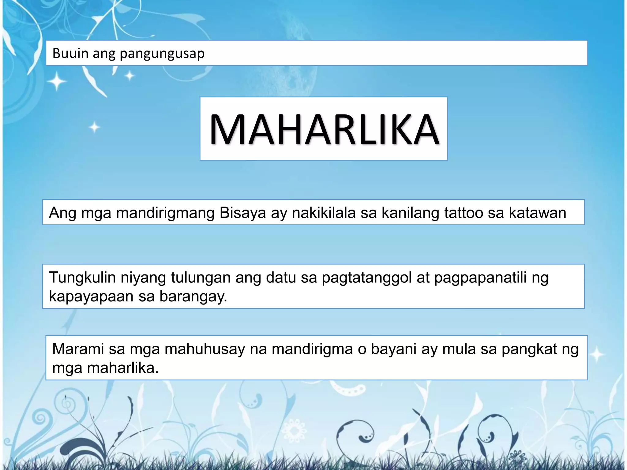 ANTAS ng LIPUNAN ng mga SINAUNANG PILIPINO.pptx