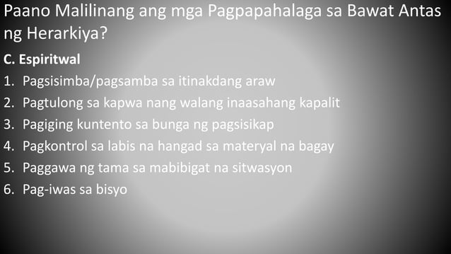 Antas ng pagpapahalaga | PPTX