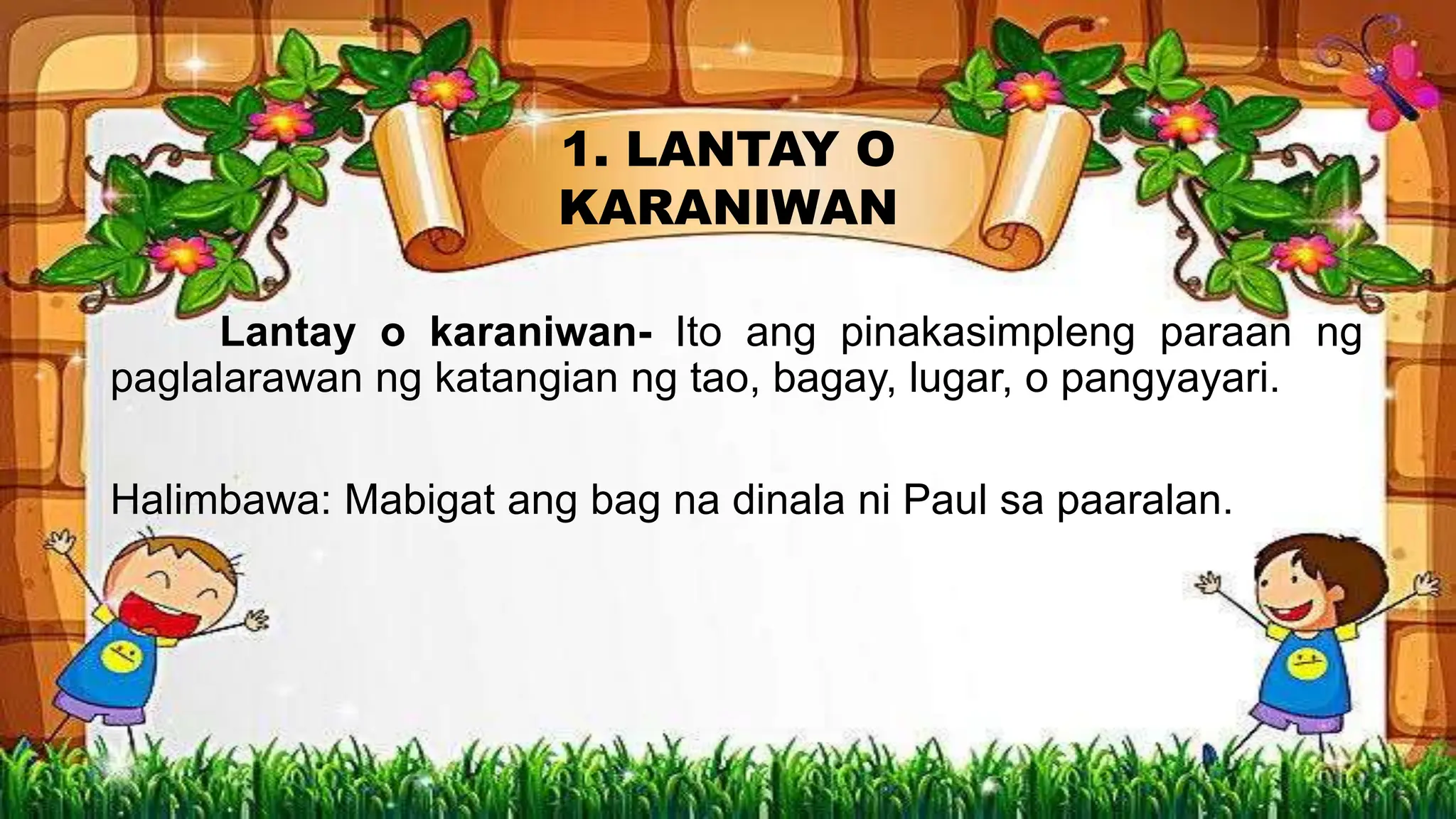 (Antas ng Pang-Uri Filipino 5) Powerpoint Presentation for ...
