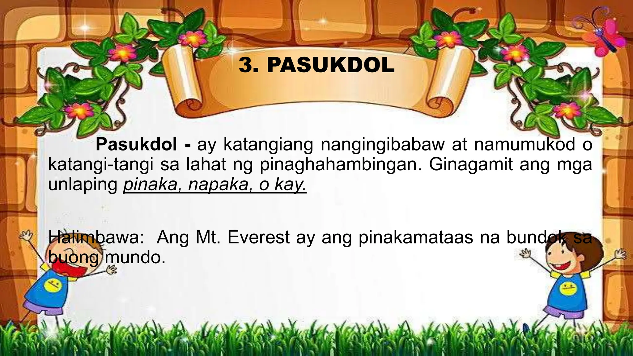 (Antas ng Pang-Uri Filipino 5) Powerpoint Presentation for ...