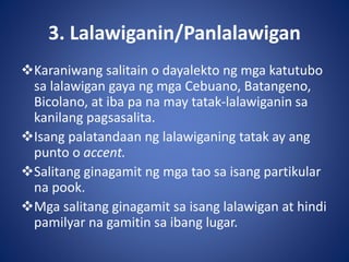 Antas ng wika | PPTX