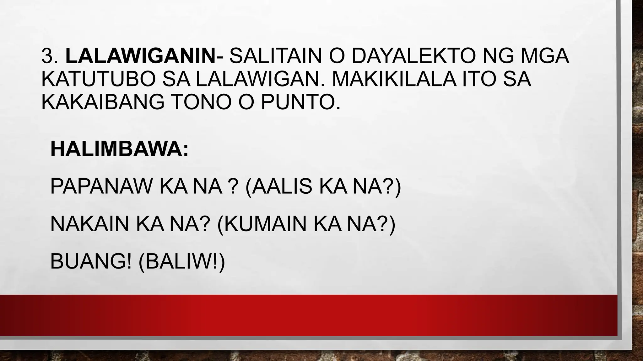 Mga Antas ng wika sa filipino 8-Ikatlong | PPTX