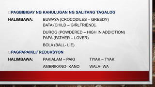 Mga Antas ng wika sa filipino 8-Ikatlong | PPTX