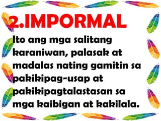 ANTAS NG WIKA sa Filipino Baitang Pito.. | PPTX