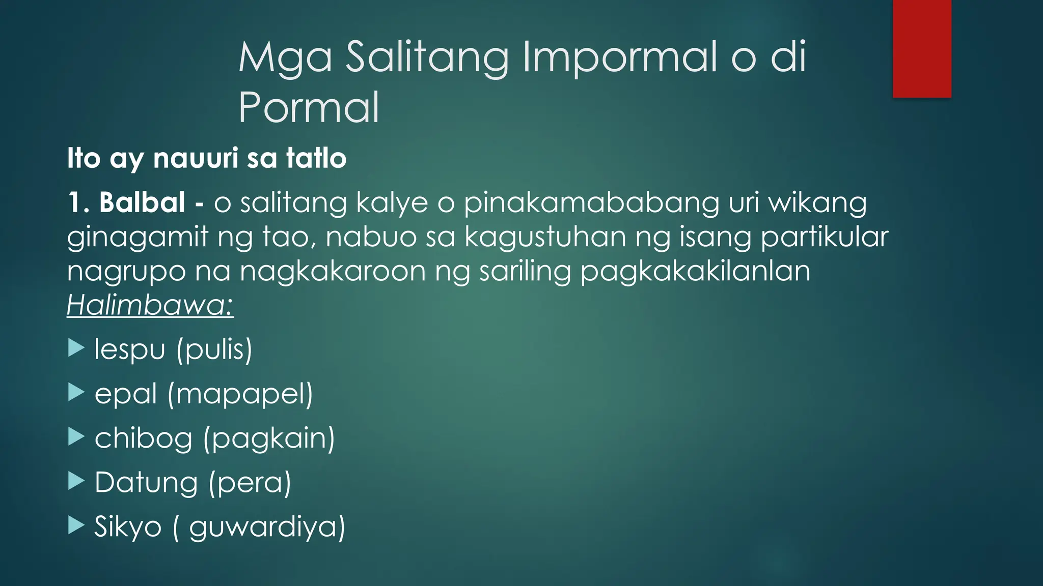 Antas ng Wika sa Pormalidad grade 7 filipino.pptx