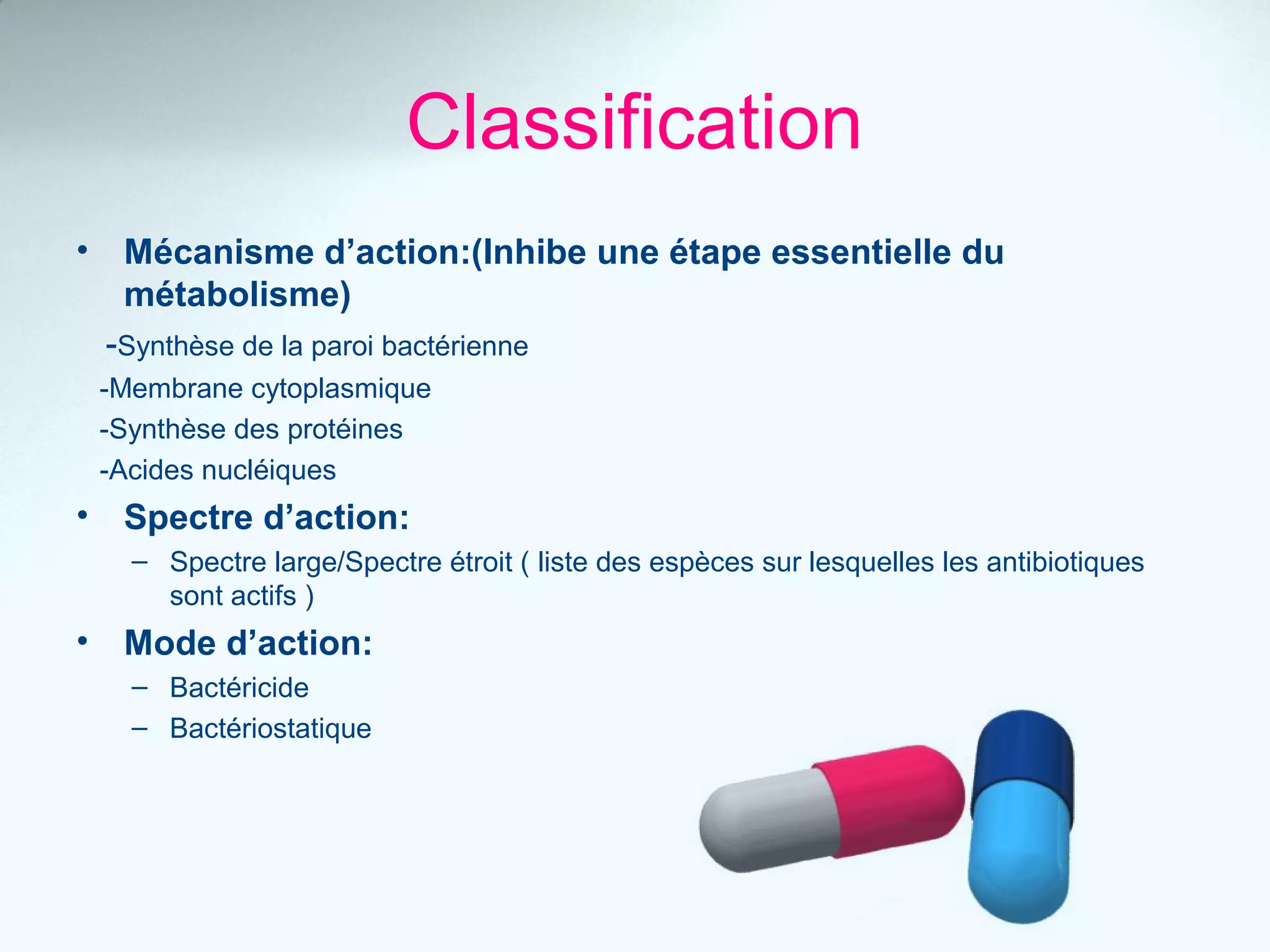 Les Antibiotiques , Conduite a tenir pratique | PPT
