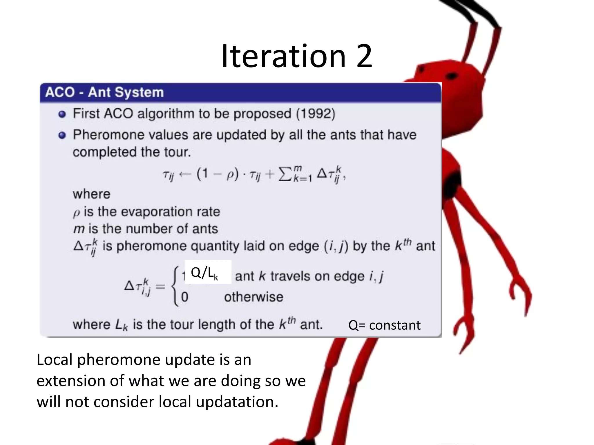 Ant colony opitimization numerical example | PDF