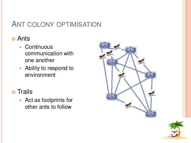 Ant colony optimisation for dynamic routing in telecommunication