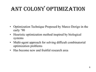 Ant colony optimization | PPT