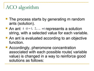 Ant colony optimization | PPT
