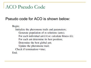 Ant colony optimization | PPT