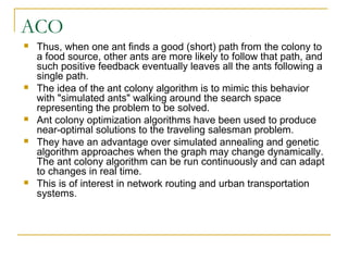 Ant colony optimization | PPT