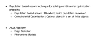 Ant colony optimization | PDF
