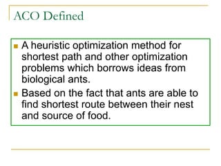 An overview of antcolonyoptimization.ppt