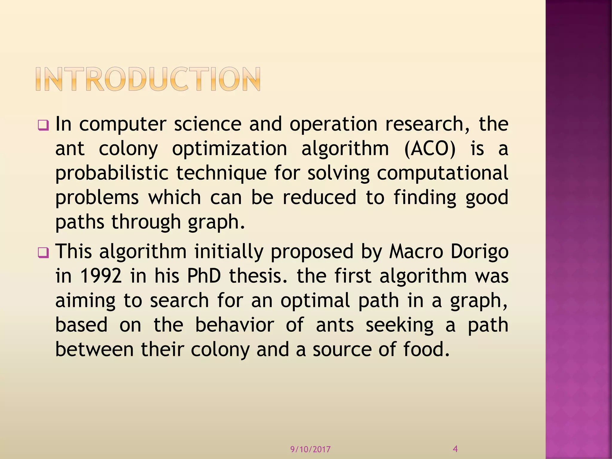 Ant colony optimization | PDF