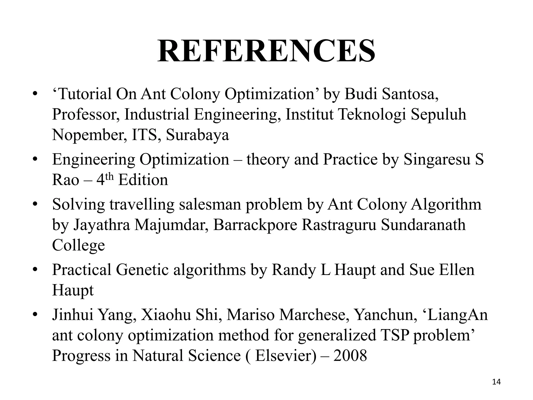 Ant Colony Optimization Aco Pptx