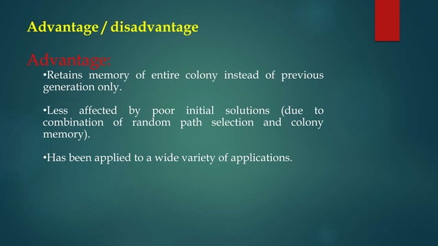 Ant Colony Optimization(ACO) (Swarm intelligence)pptx | PPT