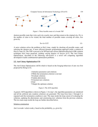 tAnt colony optimization for | PDF | Rail Travel | Travel Type