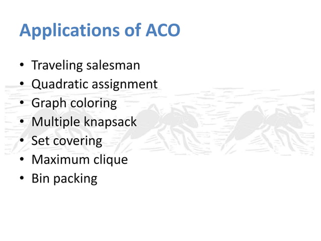 Ant Colony Optimization In Multiple Travelling Salesman Problem Ppt