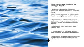 Introduction to Ant Colony Optimization Techniques | PPTX