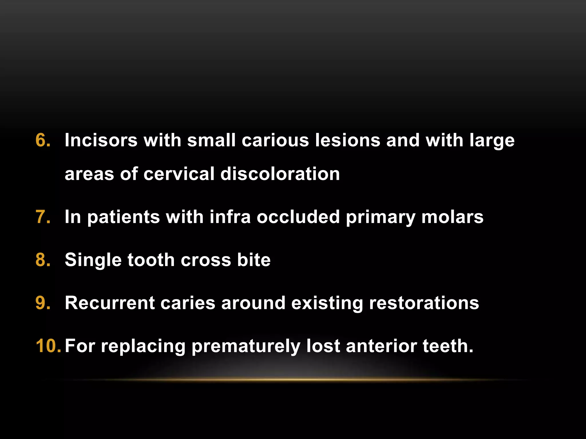 Anterior crowns in pediatric dentistry | PPTX