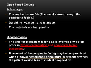 Anterior crowns in pediatric dentistry | PPTX