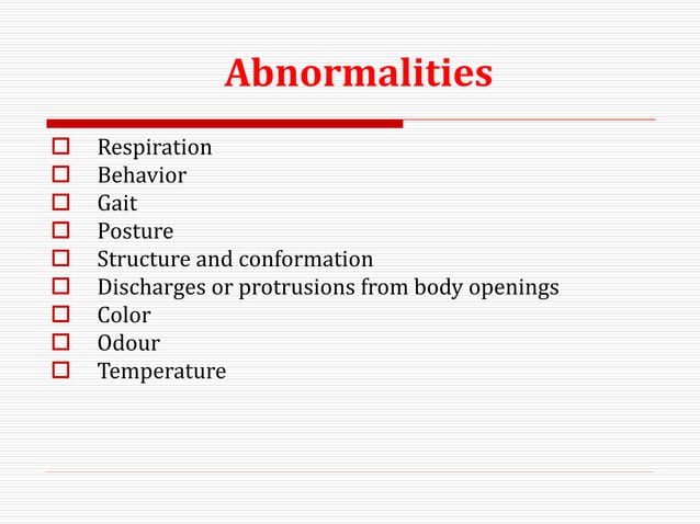 Ante-mortem-Examination-1.ppt | Veterinary Medicine | Pets
