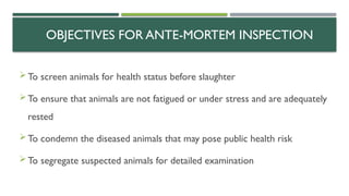 The Ante-Mortem examination of animals.pptx