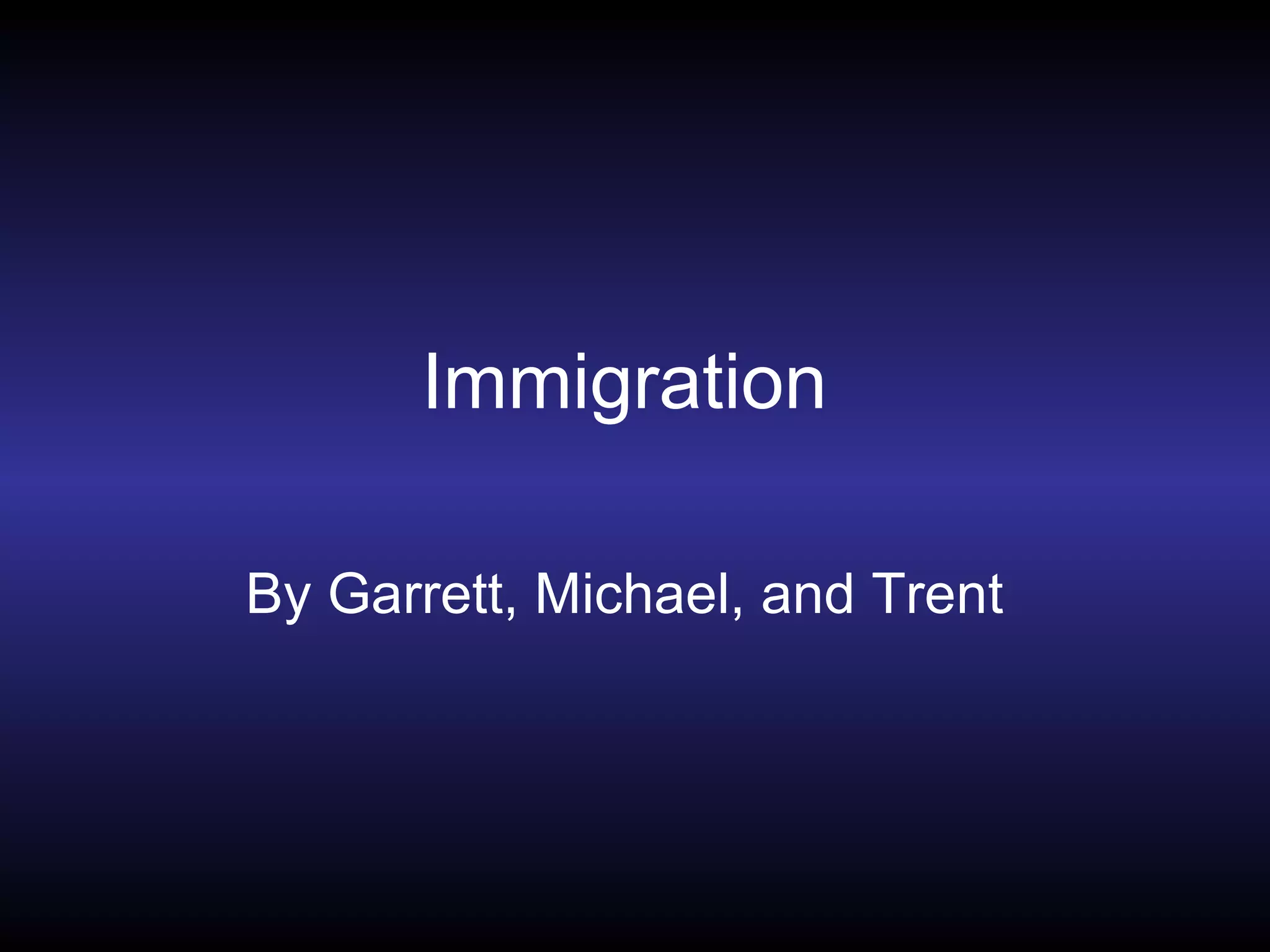 Antebellum Immigration Powerpoint | PPT