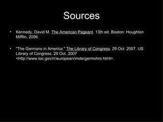 Antebellum Immigration Powerpoint | PPT