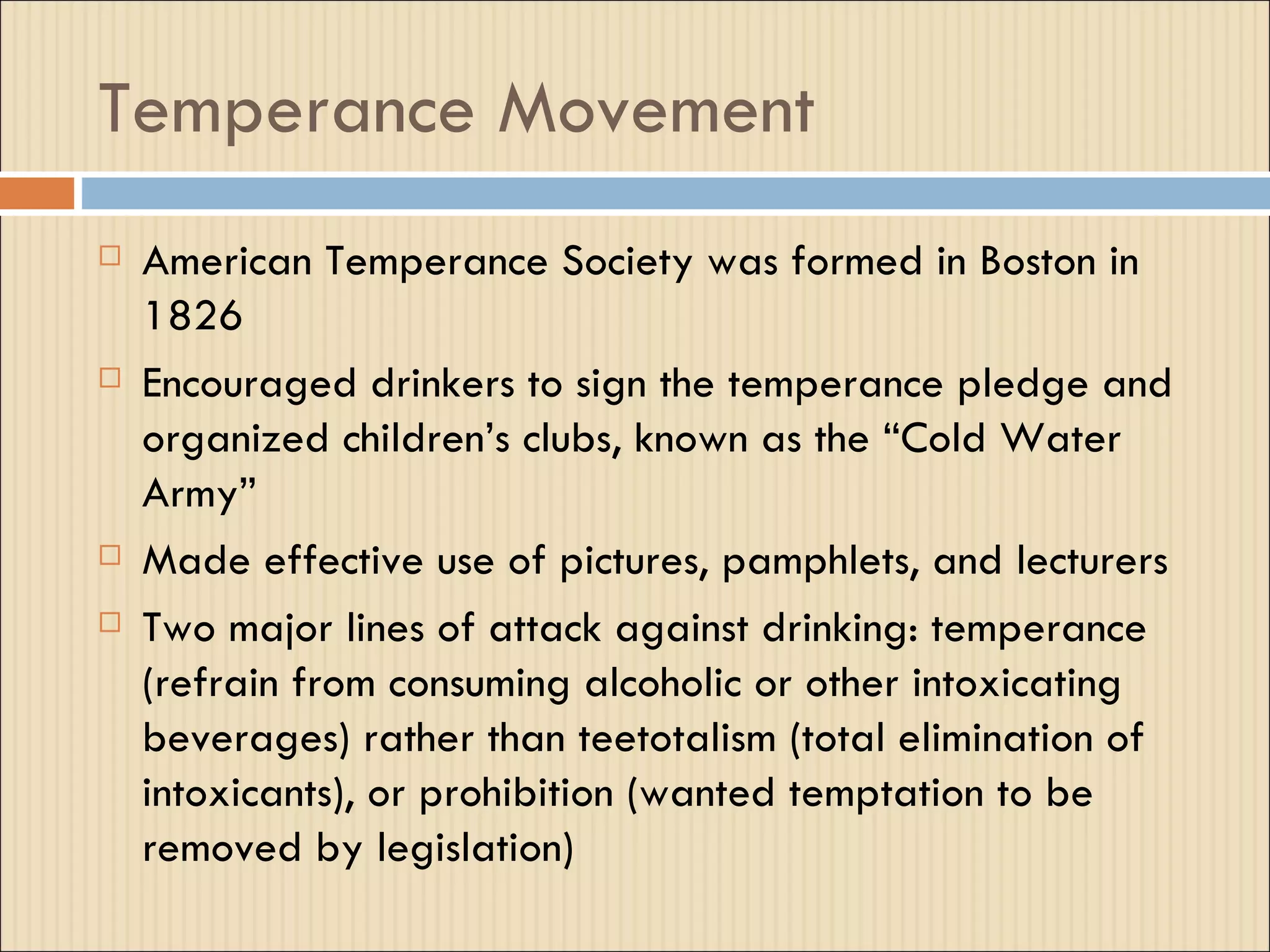 Antebellum Reform Movements | PPT