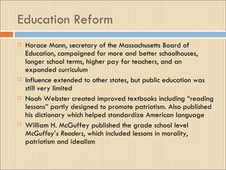 Antebellum Reform Movements | PPT