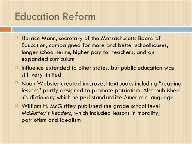 Antebellum Reform Movements | PPT