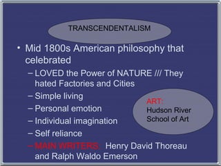 Transcendentalism and Antebellum Reformers | PPT