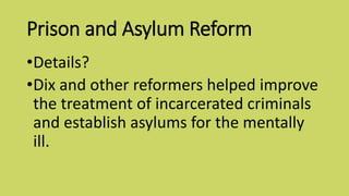 Antebellum Social Reforms | PPTX