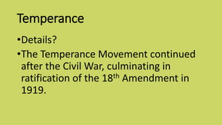 Antebellum Social Reforms | PPTX