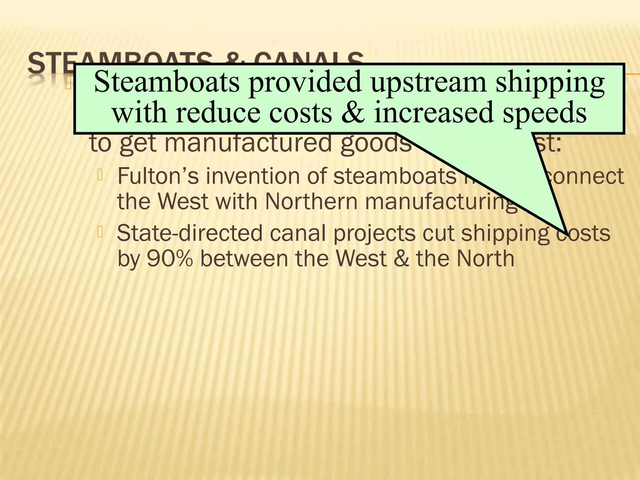 Antebellum technology and_market_revolution | PPT