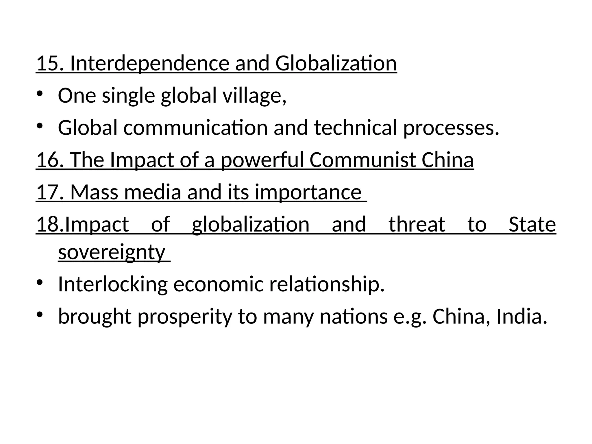 Antecedants of the 1945 system internal relation | PPTX
