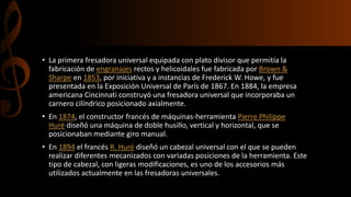 Antecedentes de fresadora | PPTX