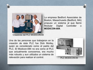 Antecedentes de los controladores lógicos programables | PPTX