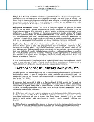 Antecedentes y características del cine en méxico | DOCX